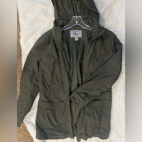G.H. Bass & Co. | Jackets & Coats | Gh Bass Womens Olive Green Cinch ...